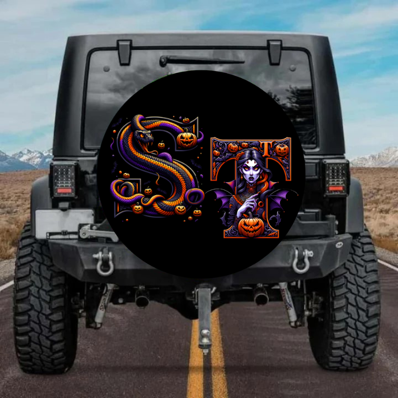Custom tire covers, personalized lettering spare tire covers according ...