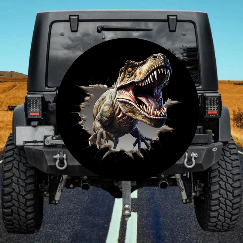 3D Dinosaur 4 Spare Tire Cover – PathMods